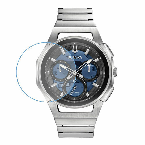 Скрин Мобайл защитный экран для часов Bulova 96A205 из нано стекло 9H