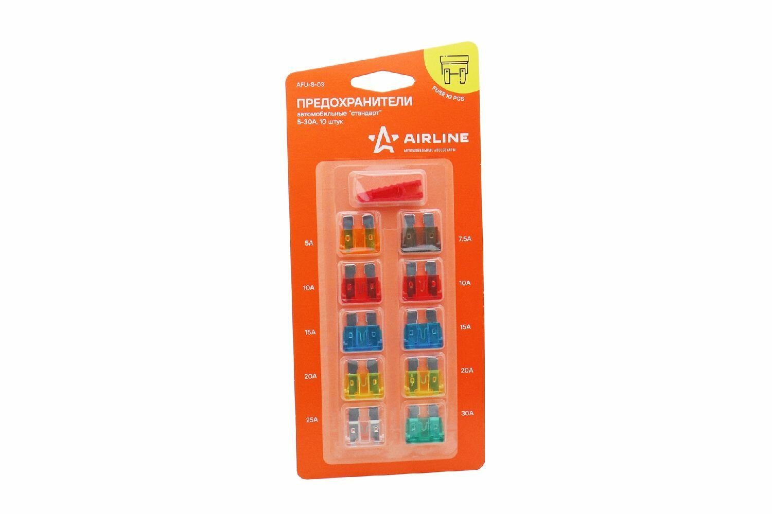 Предохранители н/о 2108-09, 2115 (10 шт. 5-30А) (AFU-S-03)