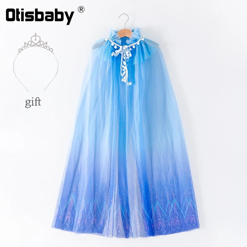 Детское платьице-накидка принцессы Otisbaby Синий, B