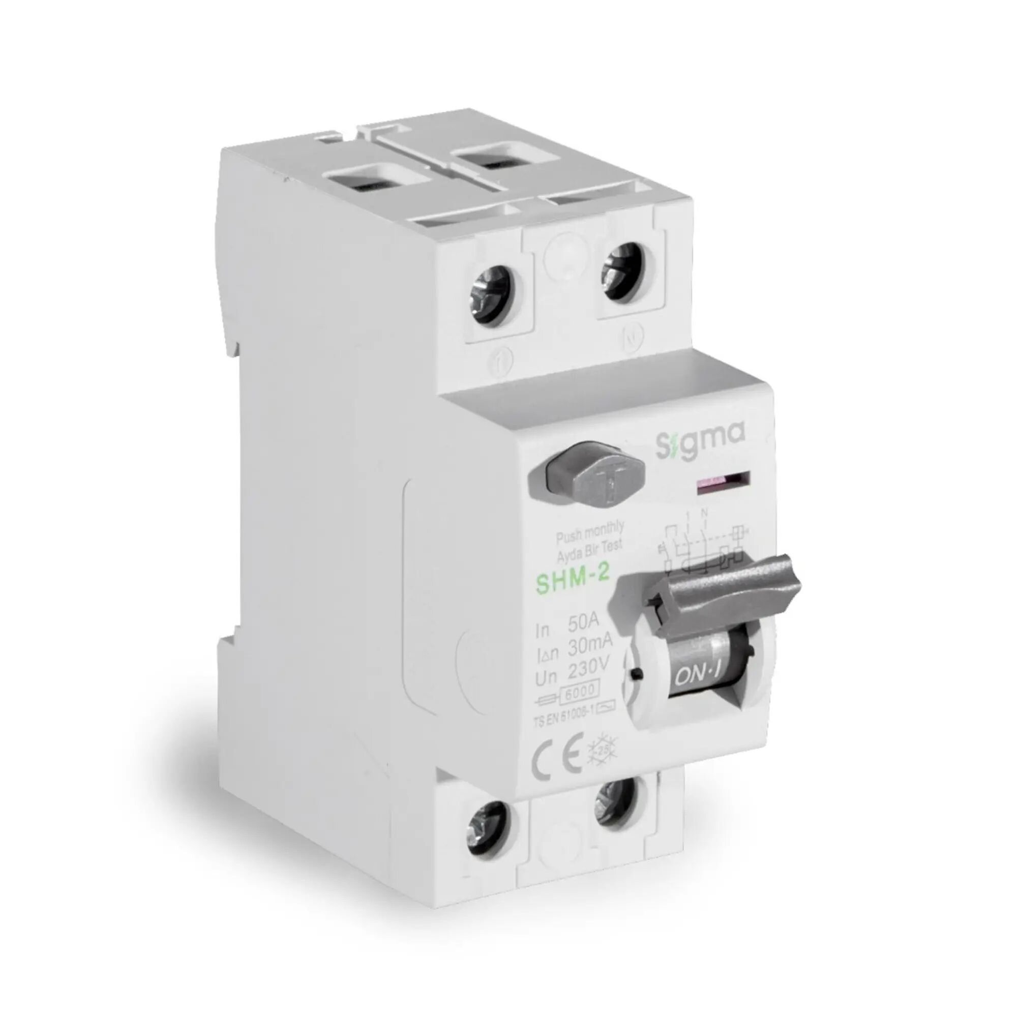 УЗО Sigma elektrik 2P 50 А 30 мА AC SHM2050030