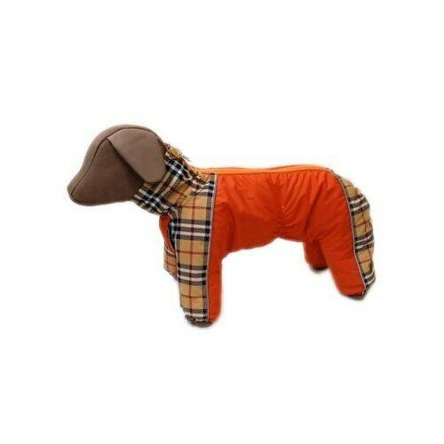 Комбинезон для собак Тузик 1 Йоркширский Терьер №1, тёплый, девочка, 23 см красный