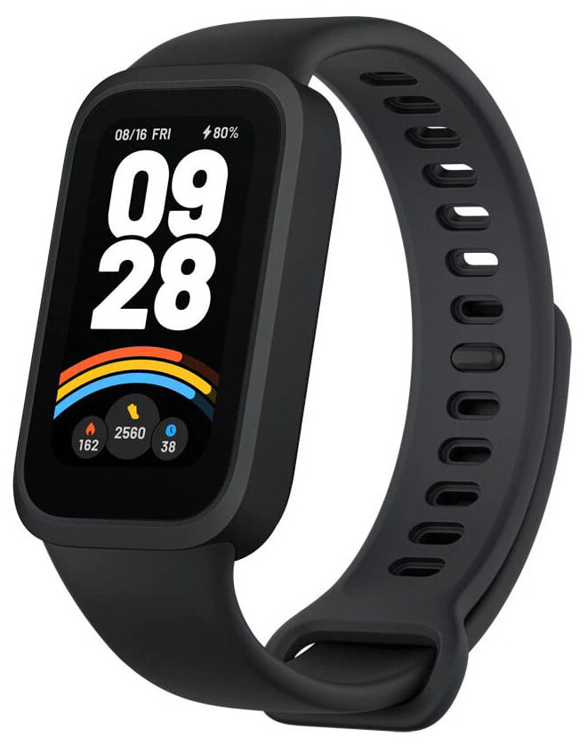 Фитнес-браслет Xiaomi Smart Band 9 Active(BHR9917GL) EAC, черный, Global версия