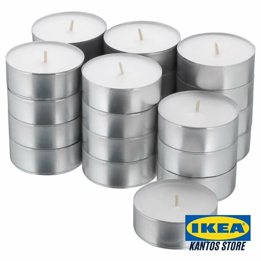 IKEA Свеча ароматическая "GLIMMA", 1.5 см х 3.8 см, 100 шт