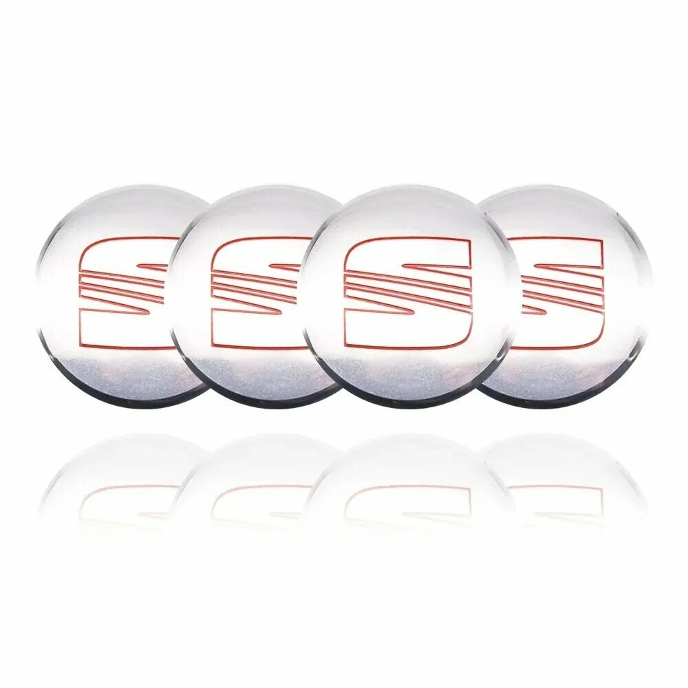 4 шт 56мм 60мм наклейка центр колеса колпак ступицы эмблема для SEAT Leon Cupra MK1 MK2 Ibiza 6J 6F 1P 5F FR Altea