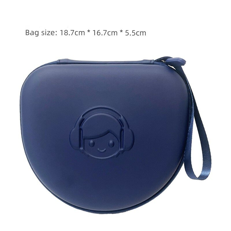 Новая модель чехла для детских наушников JBL460NC, защитный кейс для хранения наушников JR460NC. Полукруглый темно-синий