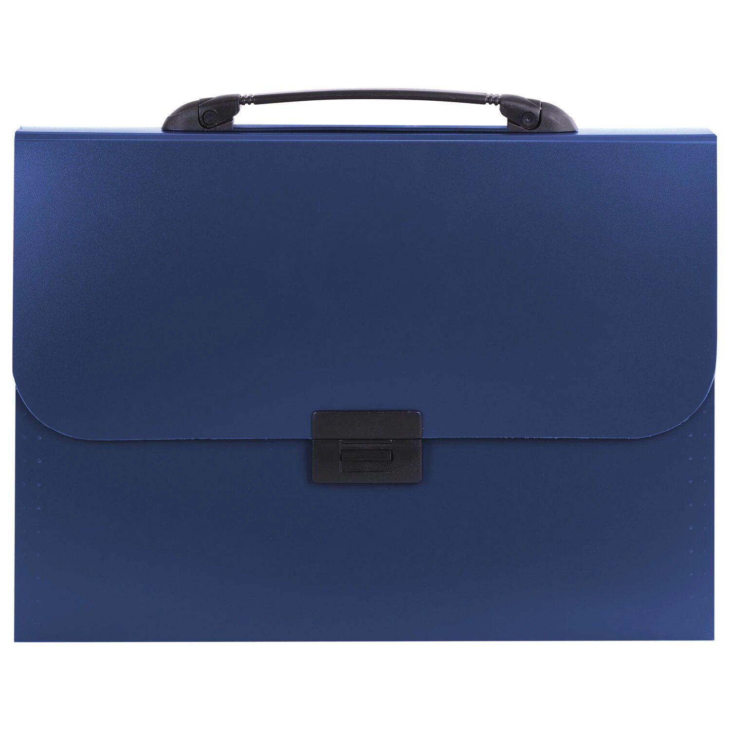 Папка-портфель пластиковая BRAUBERG "Energy" А4 (33025632 мм), 7 отделений, синяя, 222572