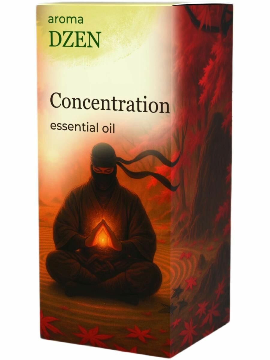 Эфирное масло бленд Концентрация внимания Aroma Dzen 3 мл для ароматерапии, бани, йоги