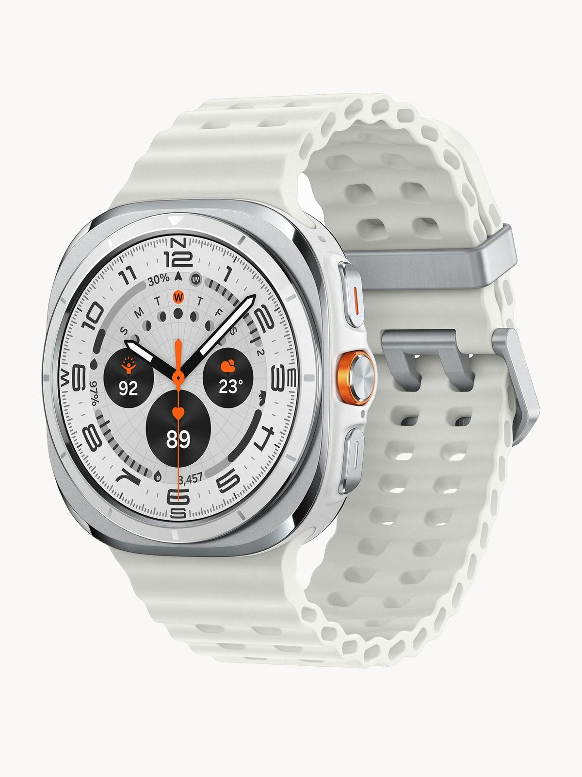 Умные часы Samsung Galaxy Watch Ultra 47 мм Wi-Fi + LTE, белый титан