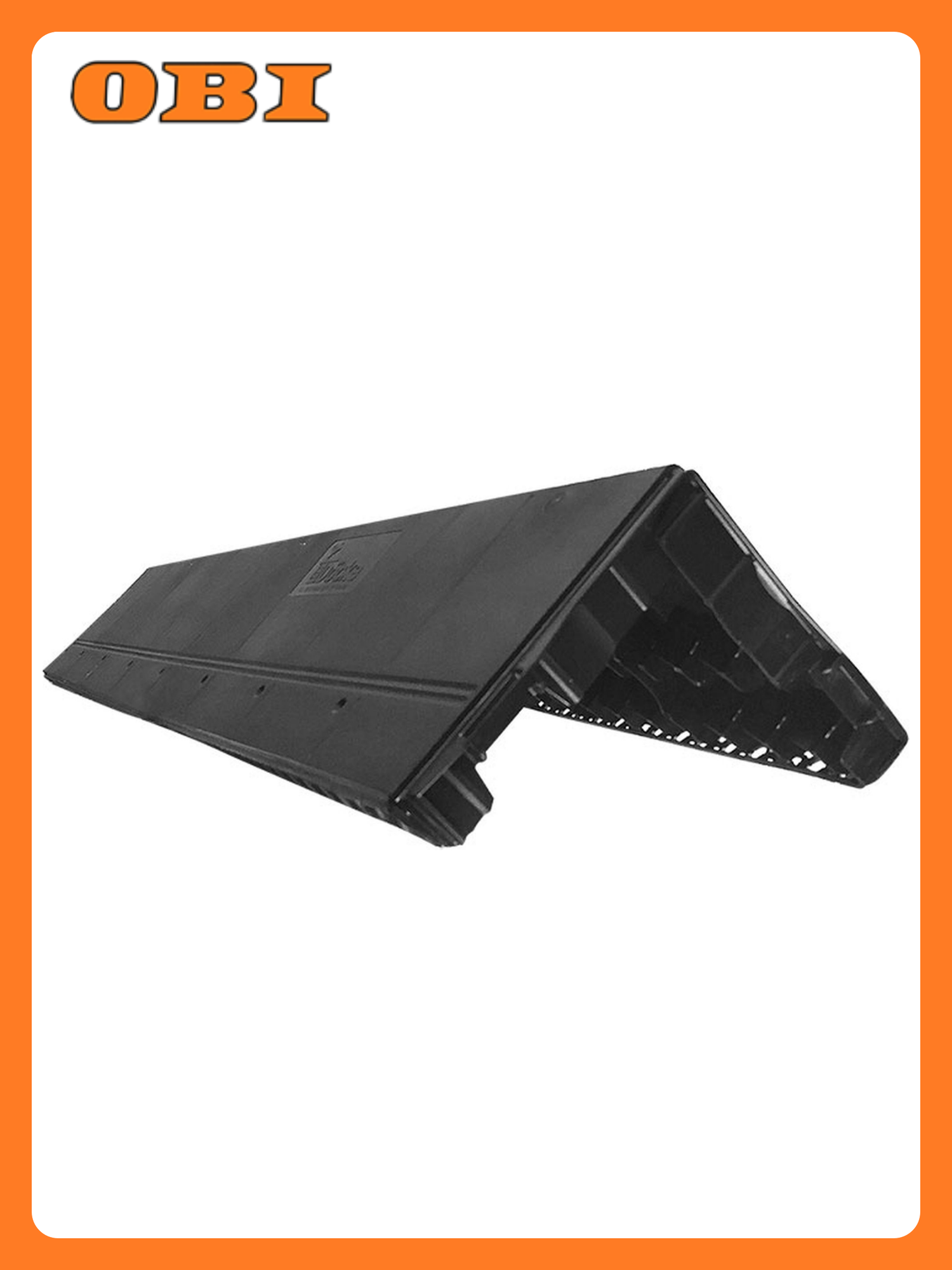 Аэратор коньковый DOCKE, черный, для вентиляции подкровельного пространства