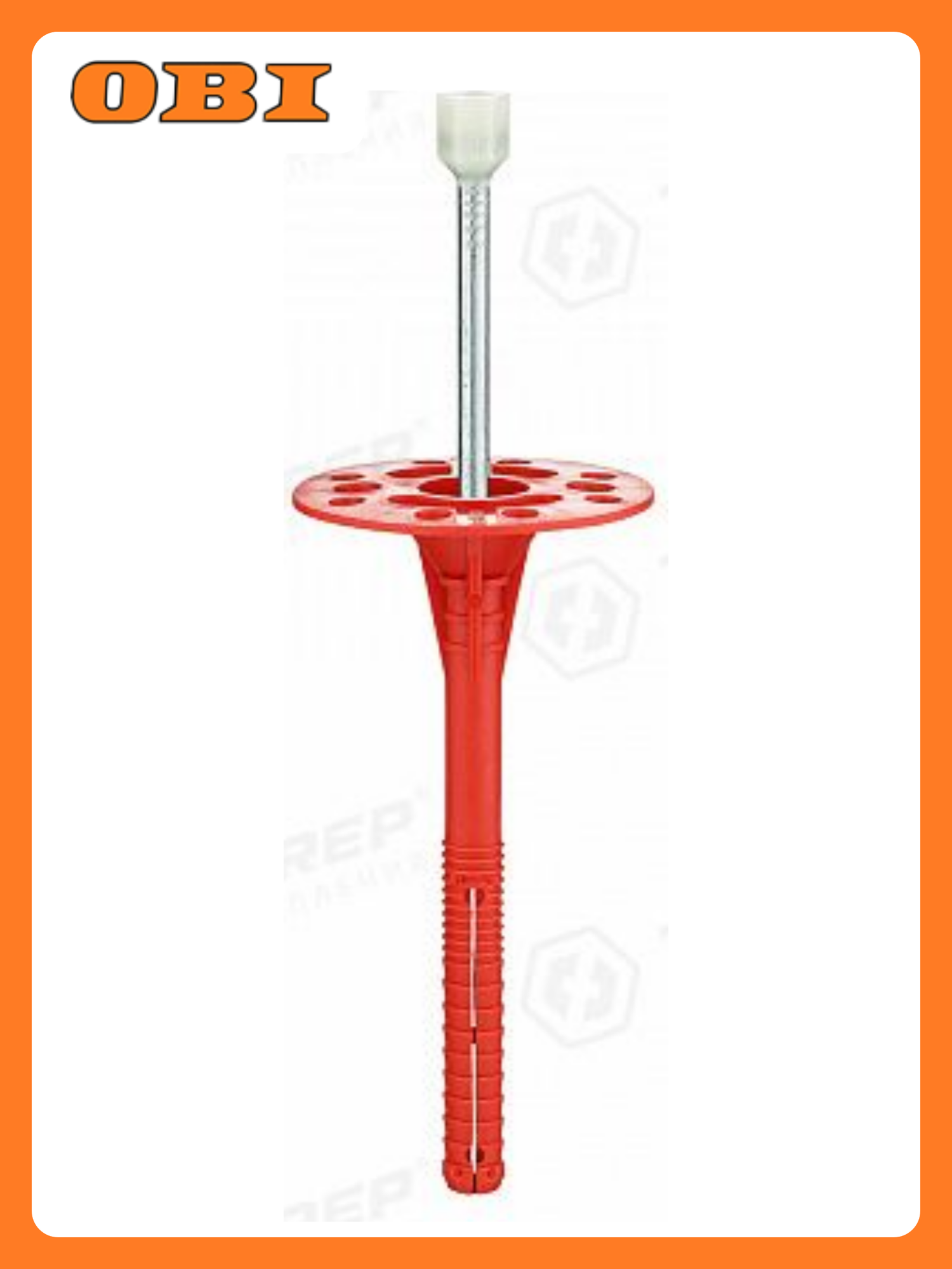 Дюбель-гвоздь TECH-KREP IZL-T, тарельчатый, для бетона и пустотелых материалов, 10х120мм, 50шт