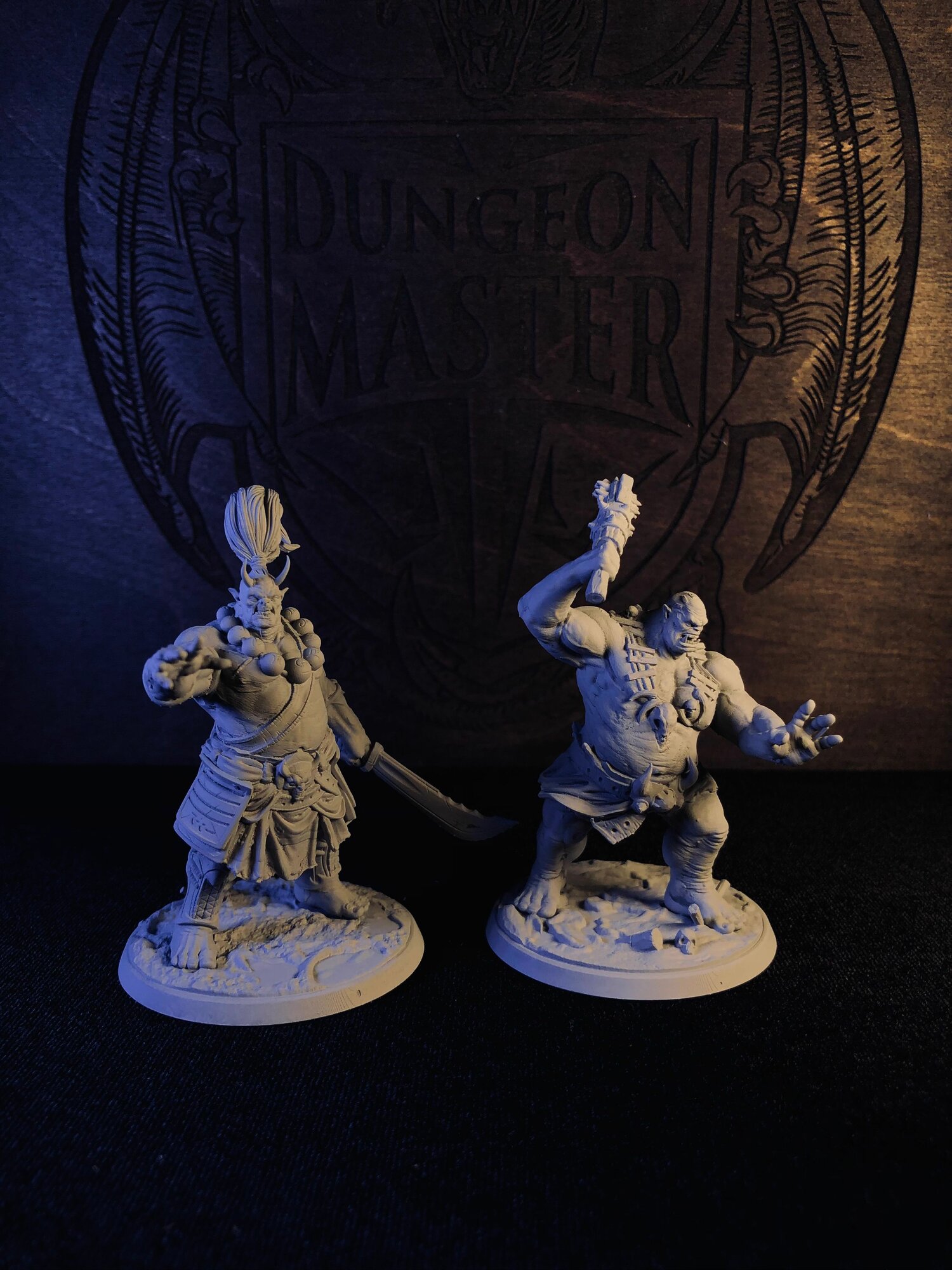 Огры - Миниатюра для настольных игр DnD, ДнД, Dungeons & Dragons, Pathfinder.