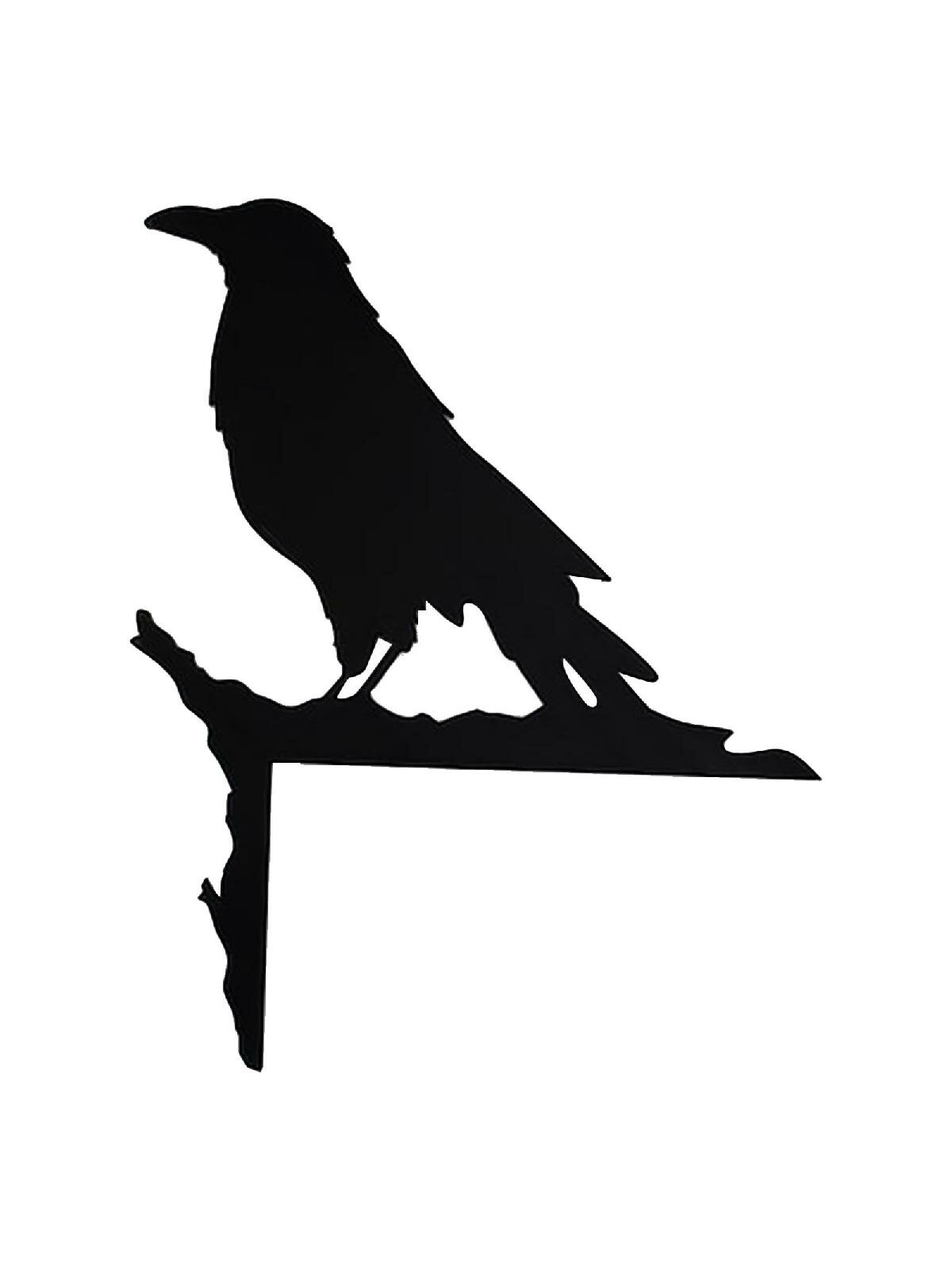 Деревянные дверные топперы Черного ворона, Забавная оконная рама ручной работы для украшения дома