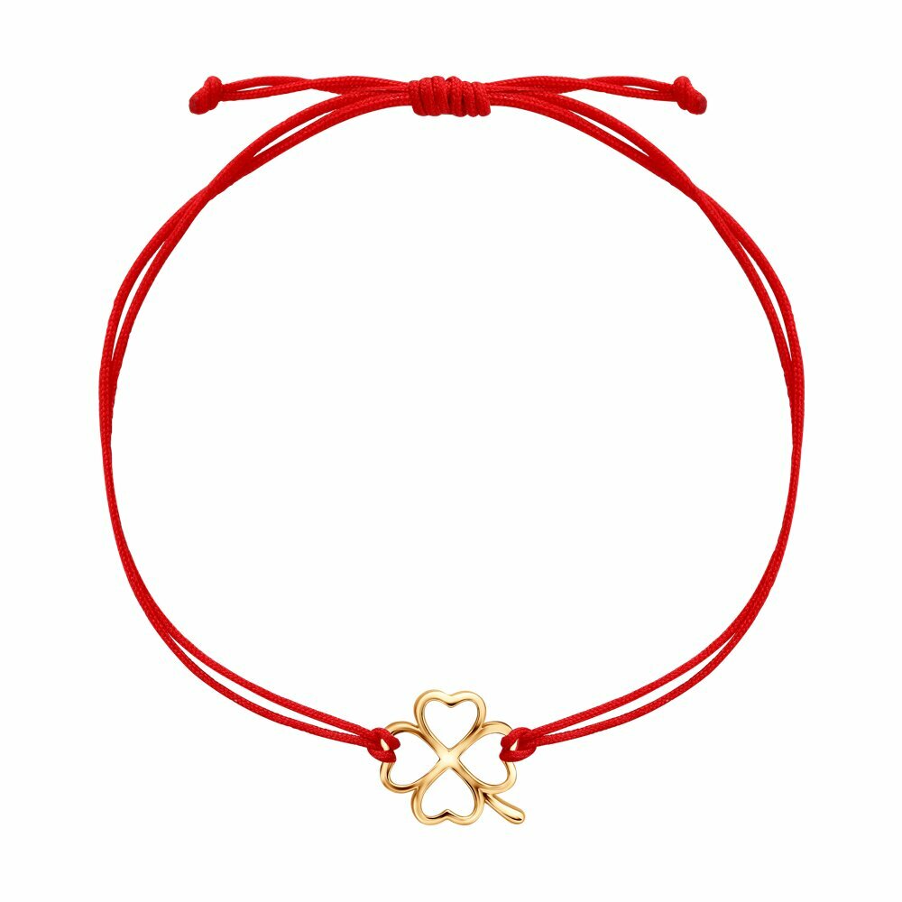 Браслет-нить SOKOLOV, красное золото, 585 проба