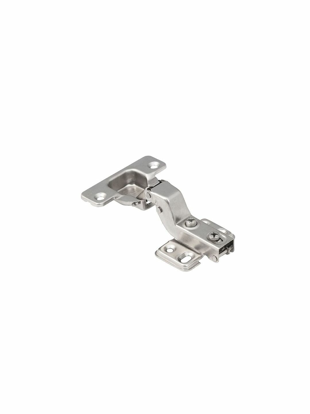 Петля мебельная внутренняя с доводчиком 48мм планка h0 планка на 4 отверстия без клипа без еврошурупа LIGHT