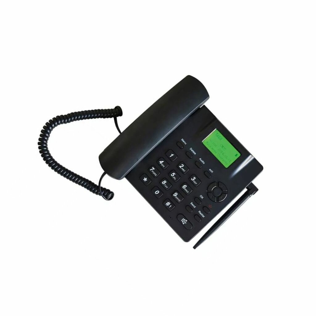 Беспроводной домашний стационарный телефон Телефон на рабочем столе с FM Radio Handsfree Callbooks Alderler Idtalking