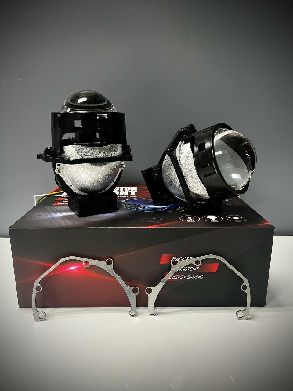 Би лед линзы для Mazda CX-7 2006 - 2012 / Мазда 7 - Светодиодные линзы Bi Led