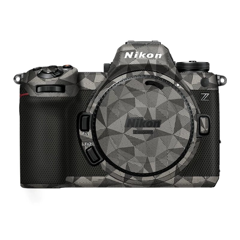 Защитная пленка для камеры Nikon Z6 III - Скандинавский треугольник титановый золотой, полная защита