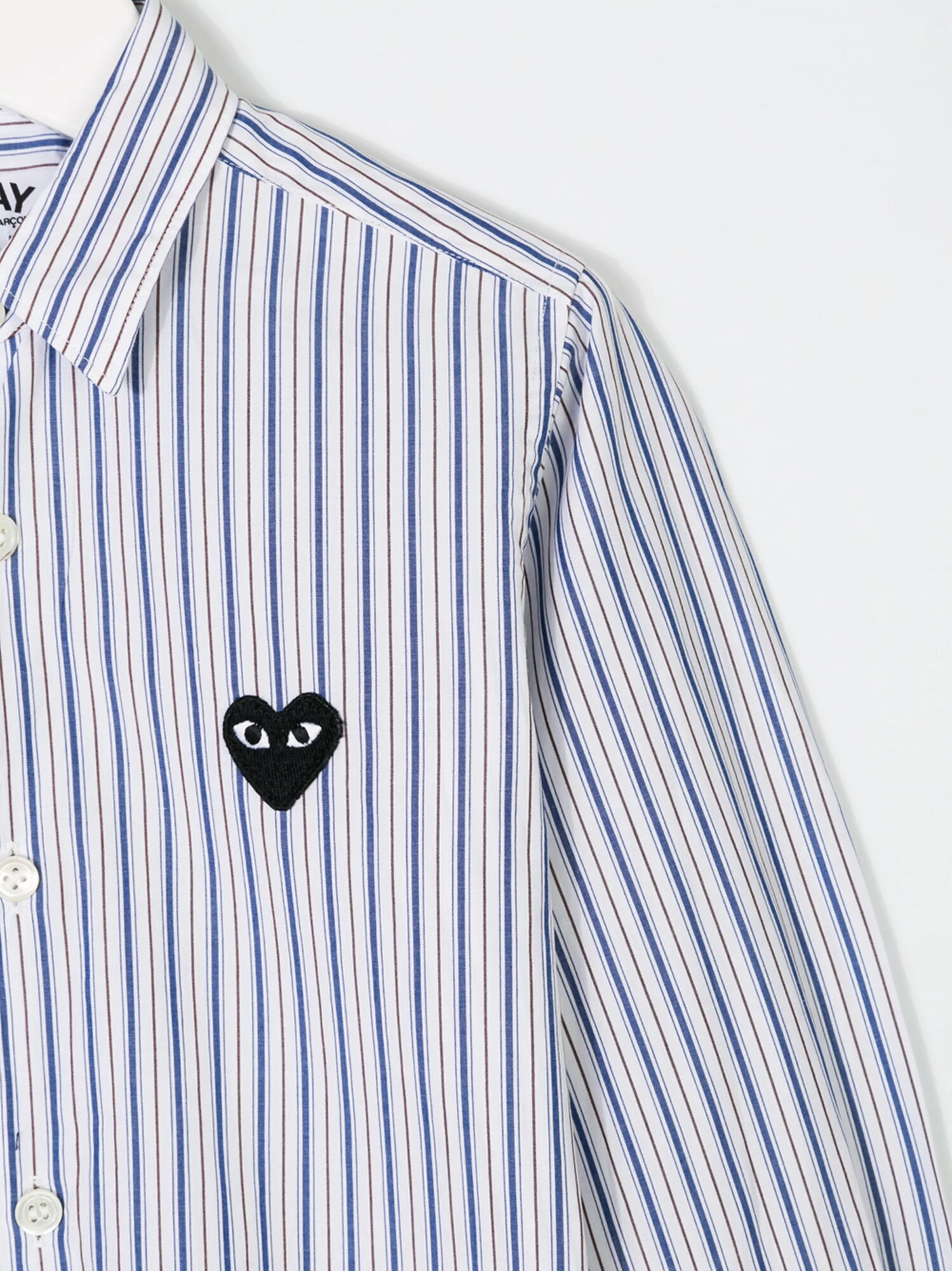 Рубашка Comme des Garcons PLAY, размер 2 года, серебристый — фото 1
