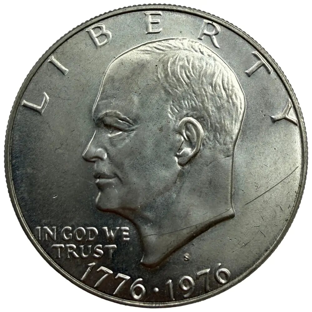 США 1 доллар (Эйзенхауэра) 1976 г. (200 лет независимости США) (Ag) (S)