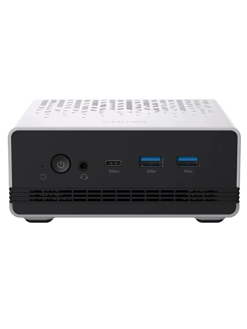 Мини ПК Chuwi Ubox 2045394 Ryzen 5 6600H/16GB/512GB SSD/AMD 660M/Wi-Fi/BT/90W/Win11Pro/black-white
