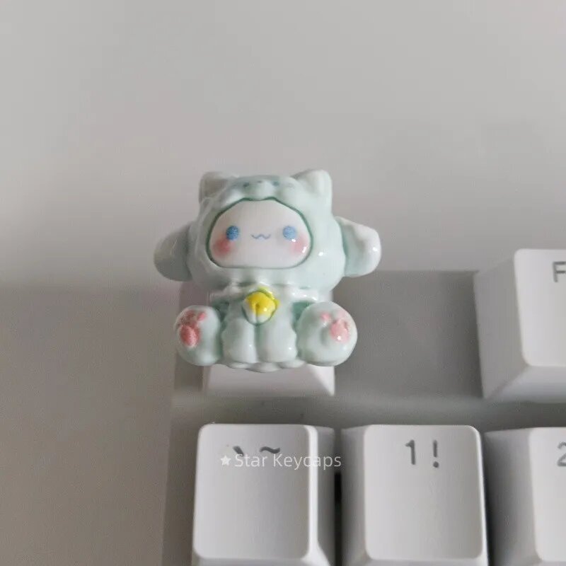 DIY колпачки для клавиш ручной работы, креативная милая мультяшная мелодия, игровая механическая клавиатура, колпачок для клавиатуры, кнопка ESC, украшение для клавиатуры