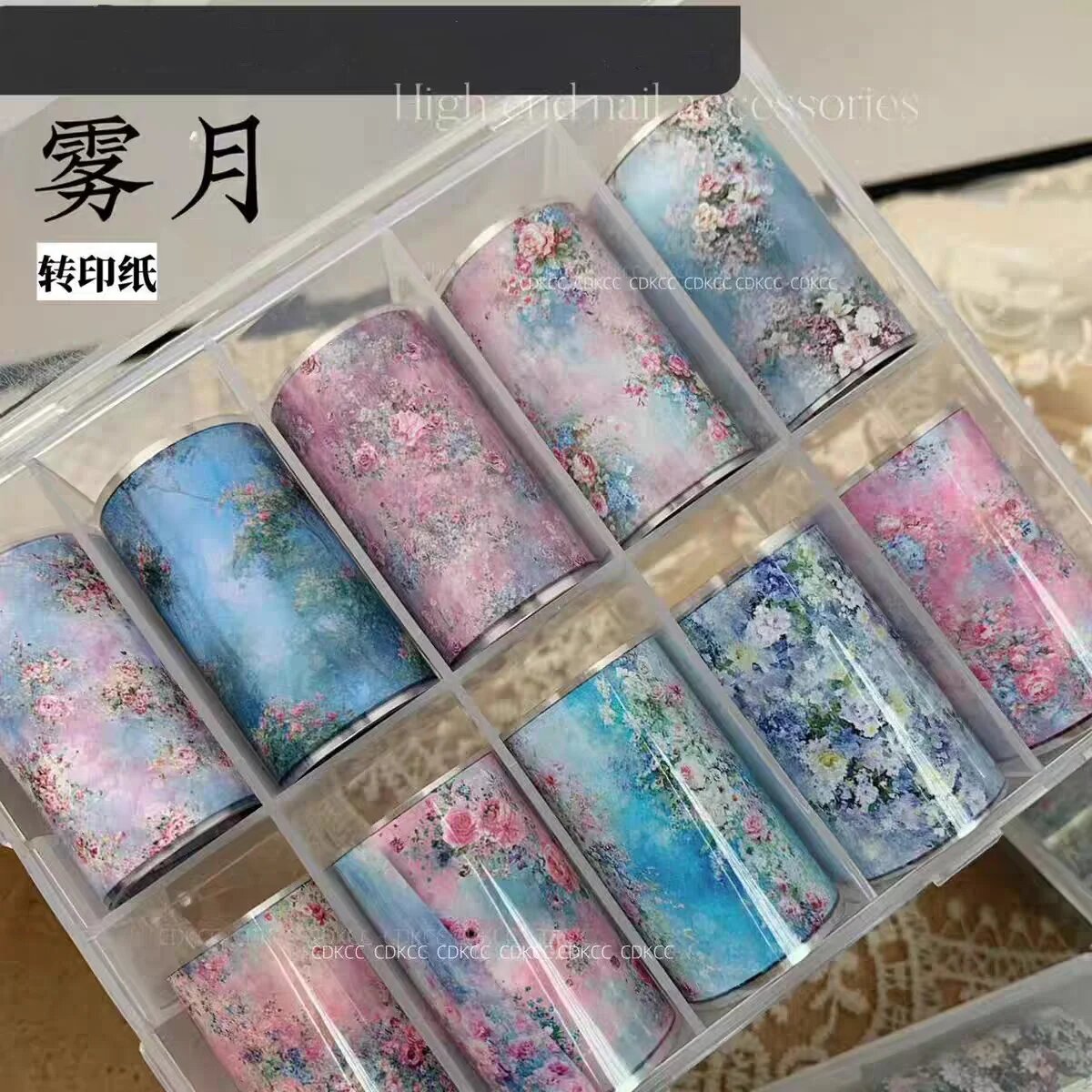 Набор для маникюра Misscheering 10 рулонов фольги для ногтей 22-50CM-2Y