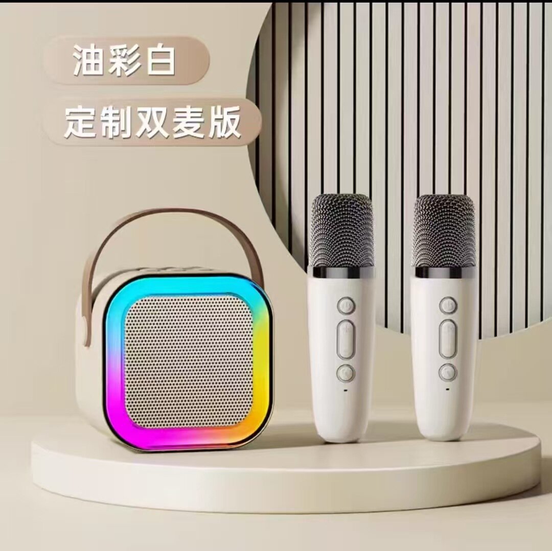 K12 Bluetooth-динамик с микрофоном, домашний KTV набор, беспроводной Bluetooth, детский динамик для кемпинга на открытом воздухе, интегрированный для пения