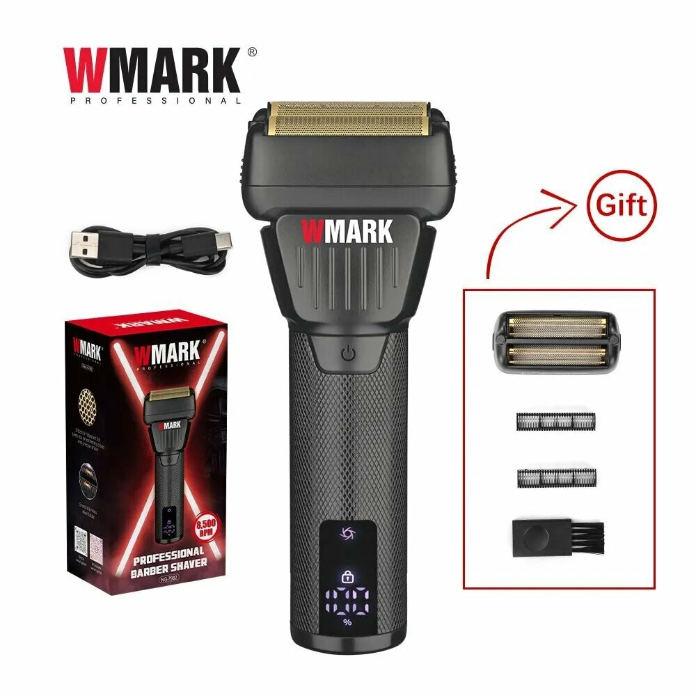 WMARK Машинка для стрижки 7982, черный