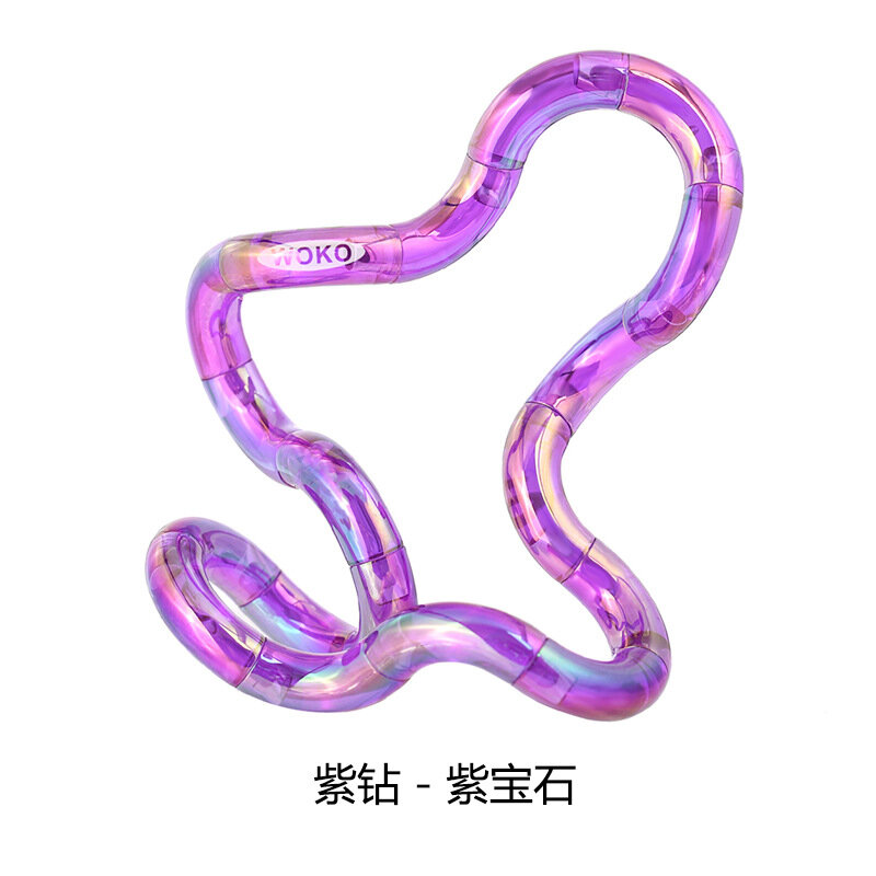 Игрушка WOKO Twisty с драгоценными камнями для фокуса, тревоги, зависимости, терапии для пальцев, бесконечная игрушка для снятия стресса