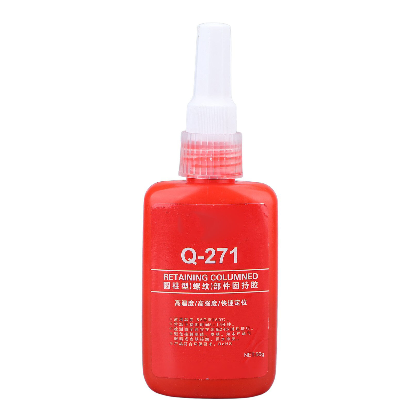 Фиксатор резьбы. Снижает абразивный износ. Предотвращает коррозию. Устойчив к атмосферным воздействиям. Красный фиксатор резьбы, 50 г.