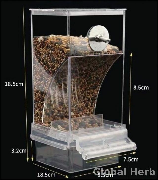 Автоматическая кормушка для птиц и попугаев