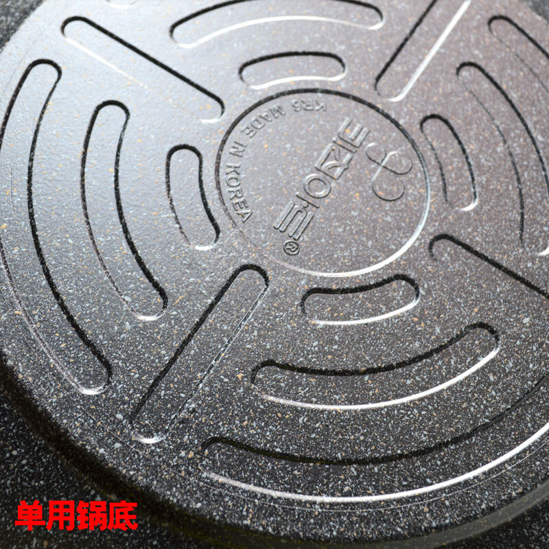 Корейская импортная сковорода Artmai Stone с антипригарным покрытием, глубокая и увеличенная, 32 см, набор из 5 предметов в подарочной коробке