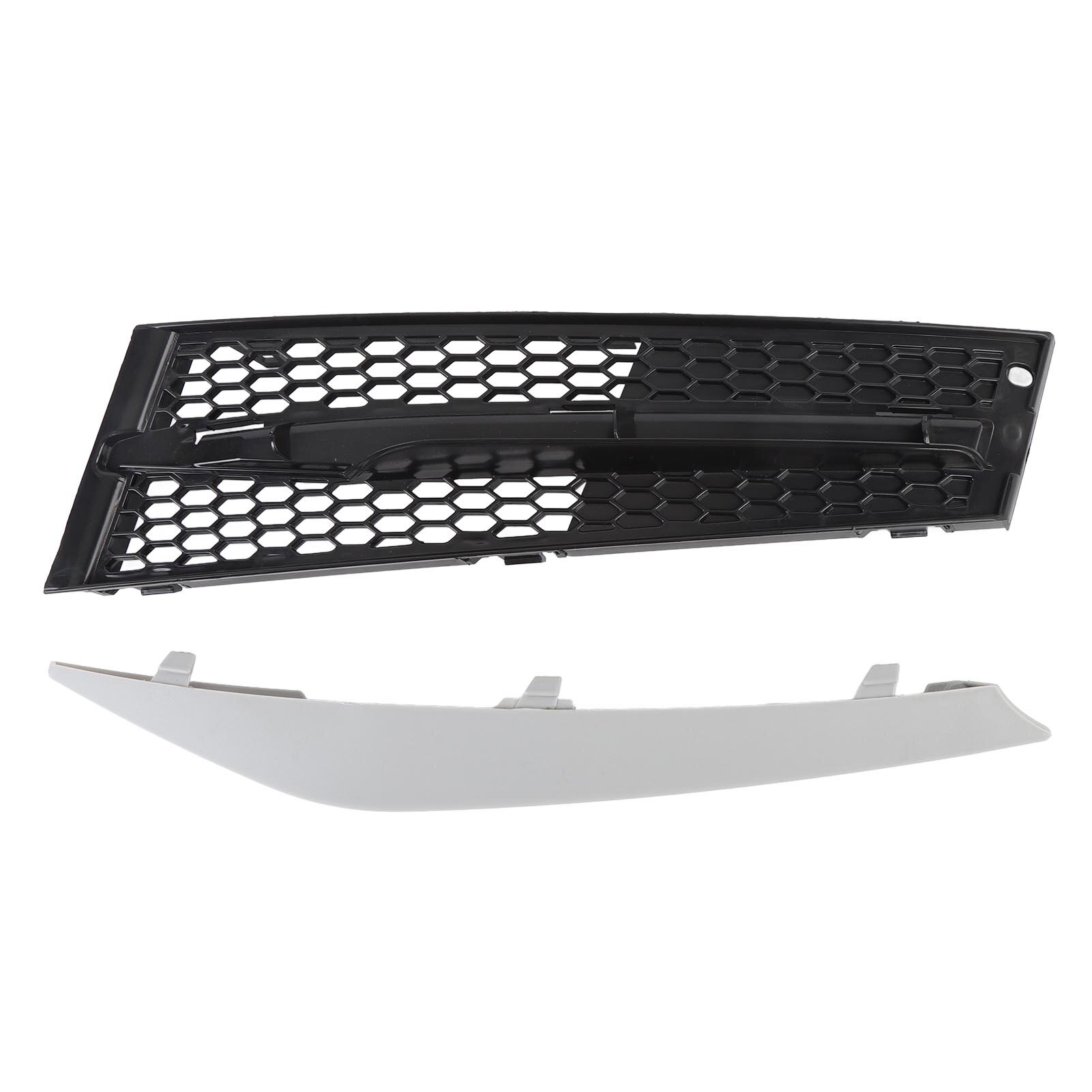 Накладка на нижний передний бампер с декоративной полосой, комплект для замены, для BMW 3 серии E92 E93 LCI 2011-2013, левая: 51117229181+51117227923