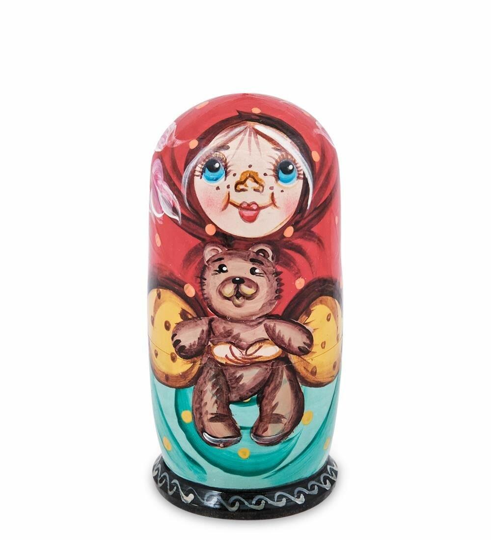 Матрешка 5м "Фрося" мал. A2188556 Народные промыслы, Дерево липа, краски, лак