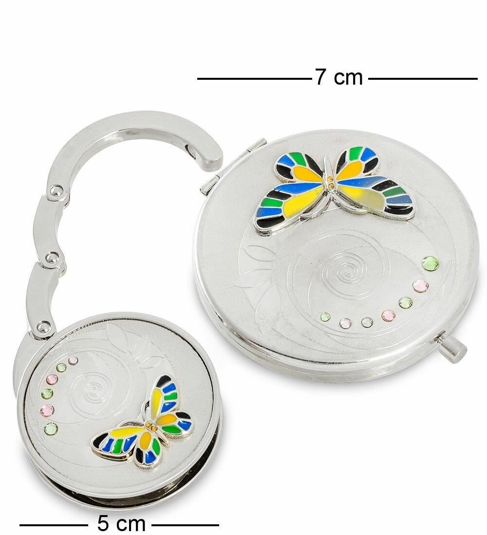 Подарочный набор (зеркальце + держатель для сумочки) A941652 разностор, Сплав, стекло