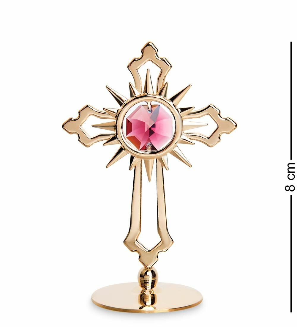 Фигурка Крест с цв. кр. A971411 Crystal Temptations, Металл, кристалл