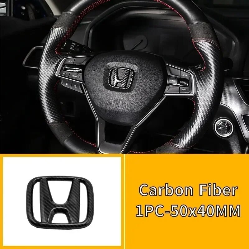 Для Honda Accord Odyssey CRV Pilot Civic City Insight Inspire аксессуары 50*40 мм ABS Carbon Fiber