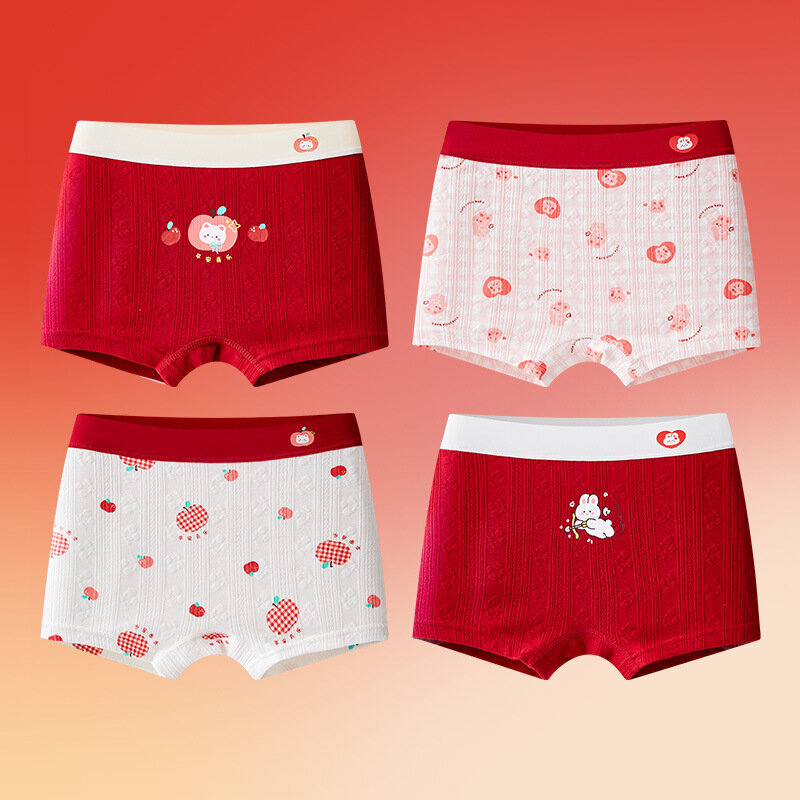 Детское нижнее белье для девочек, 100% хлопок, класс А, полный хлопок, для детей 6-12 лет, боксеры, не сдавливающие