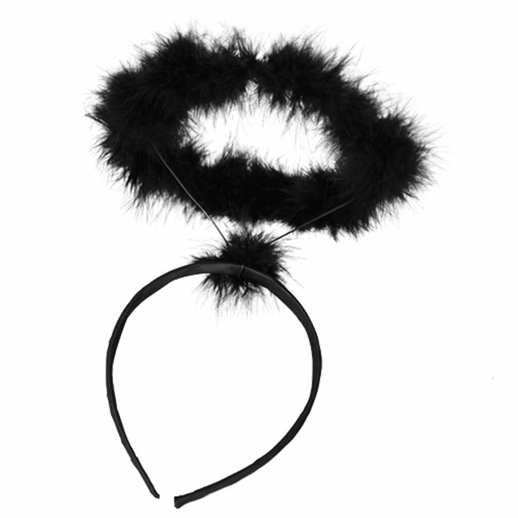 Потрясающая повязка для волос с изображением Ангела-дьявола, мультяшного животного, противоскользящий головной убор для сцены