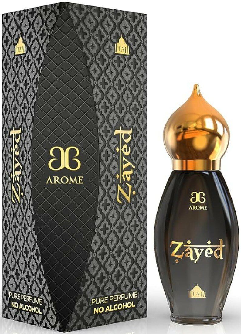 Заид Арохим Arochem Taj Zayed Arabian Attar Roll On - Concentrated Perfume Oil - 9ml