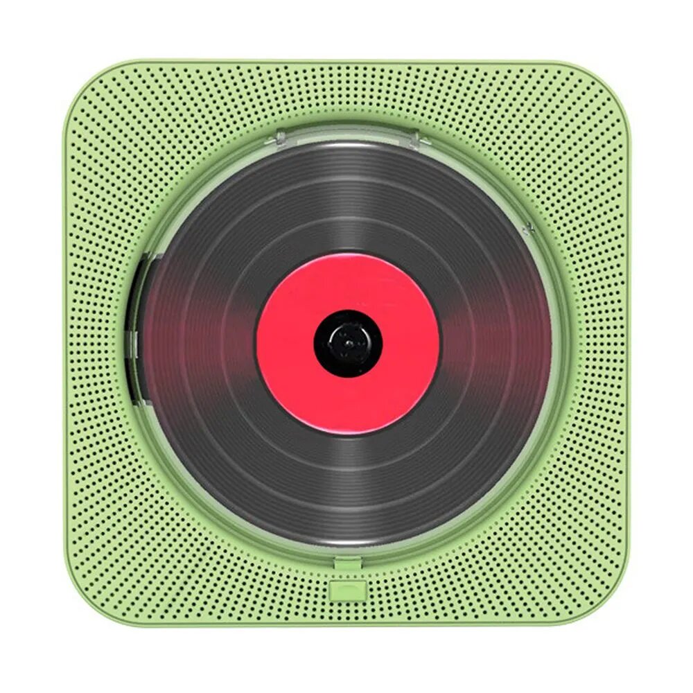 Настенный проигрыватель компакт-дисков MEGICOT, Bluetooth 5.1, встроенные динамики, пульт дистанционного управления с пылезащитным чехлом, поддержка FM радио, USB флеш память, Micro SD, AUX Play