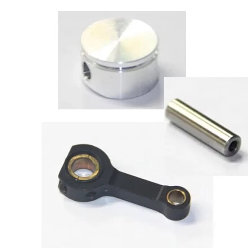 TOYAN FS-L200AC двухцилиндровый поршень двигателя, шатун, поршневой штифт, пусковое кольцо двигателя, часть кронштейна двигателя с горячей головкой