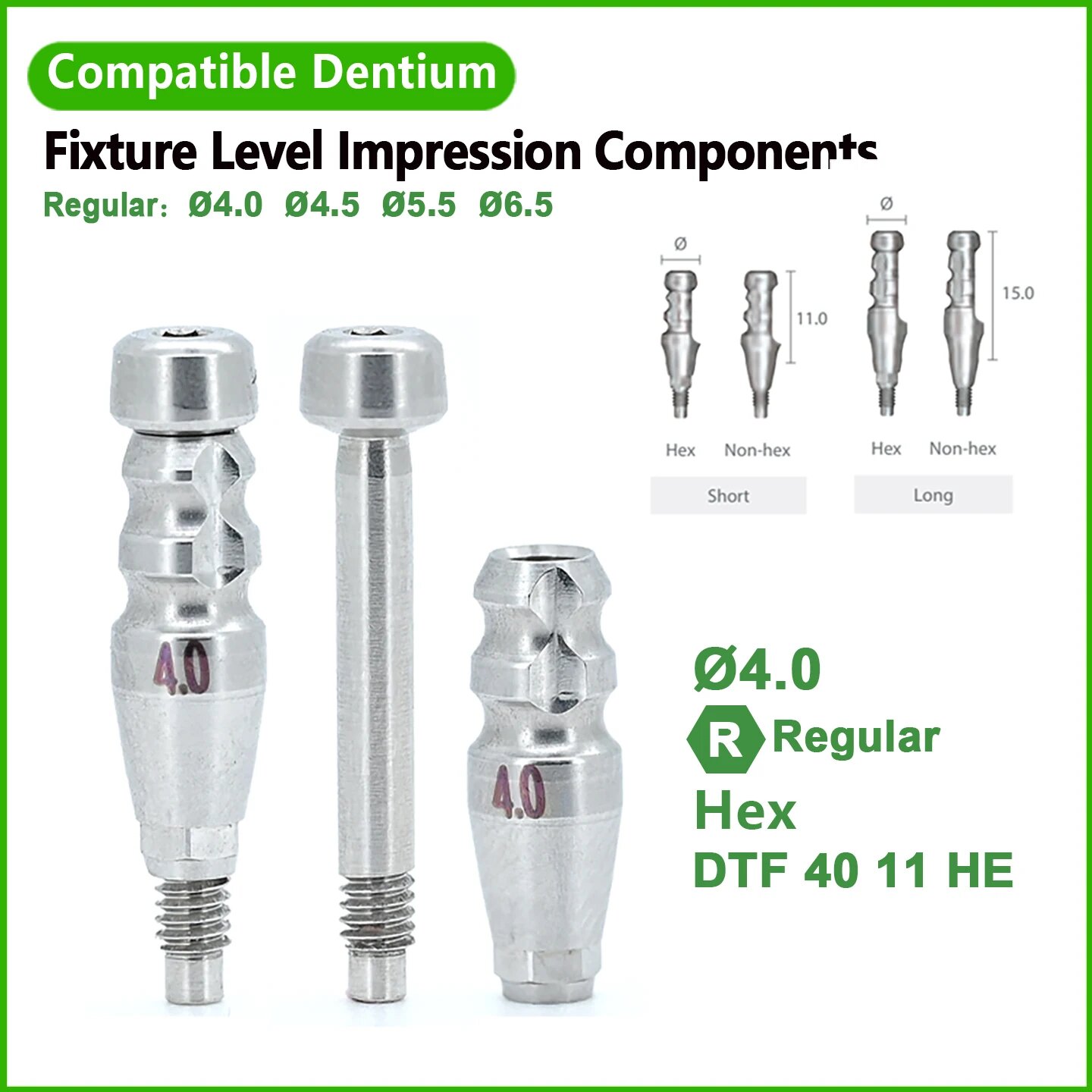 Закрытый лоток для переноса компонентов Dentium Super Line Impression Coping