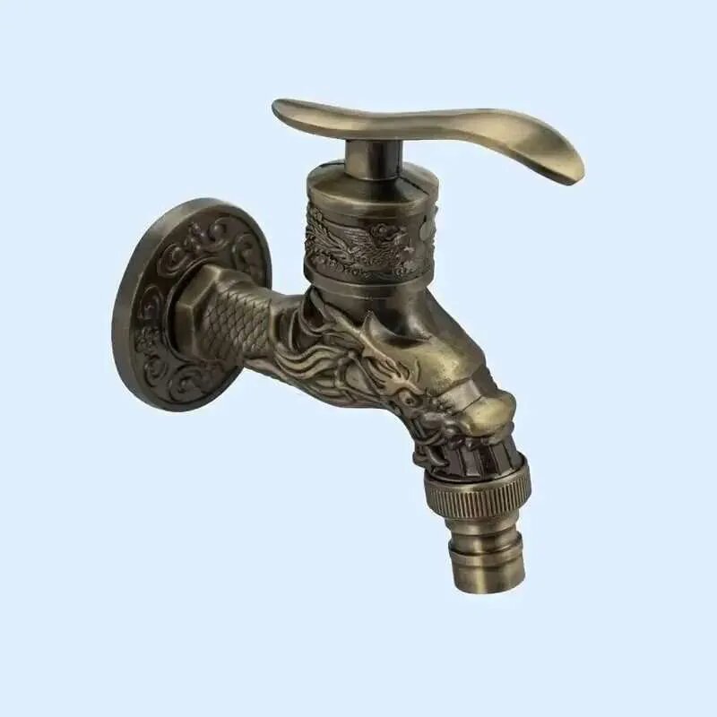 Кран водоразборный 1/2" со штуцером для подключения шлангов