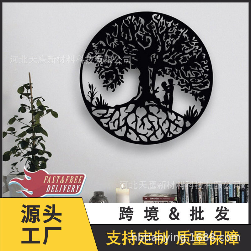 Настенное украшение из фетра «Древо жизни» в стиле средневековой современности, семейный декор, декоративная живопись,