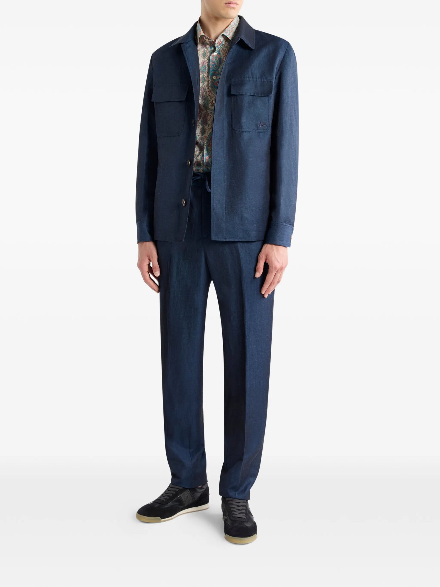 Куртка ETRO, размер 58, blue — фото 1