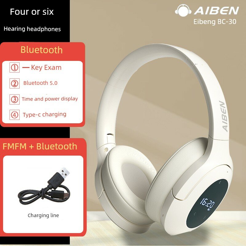 Наушники Aiben C30 для прослушивания аудио на экзаменах CET-4 и CET-6, наушники для соревнований по английскому языку