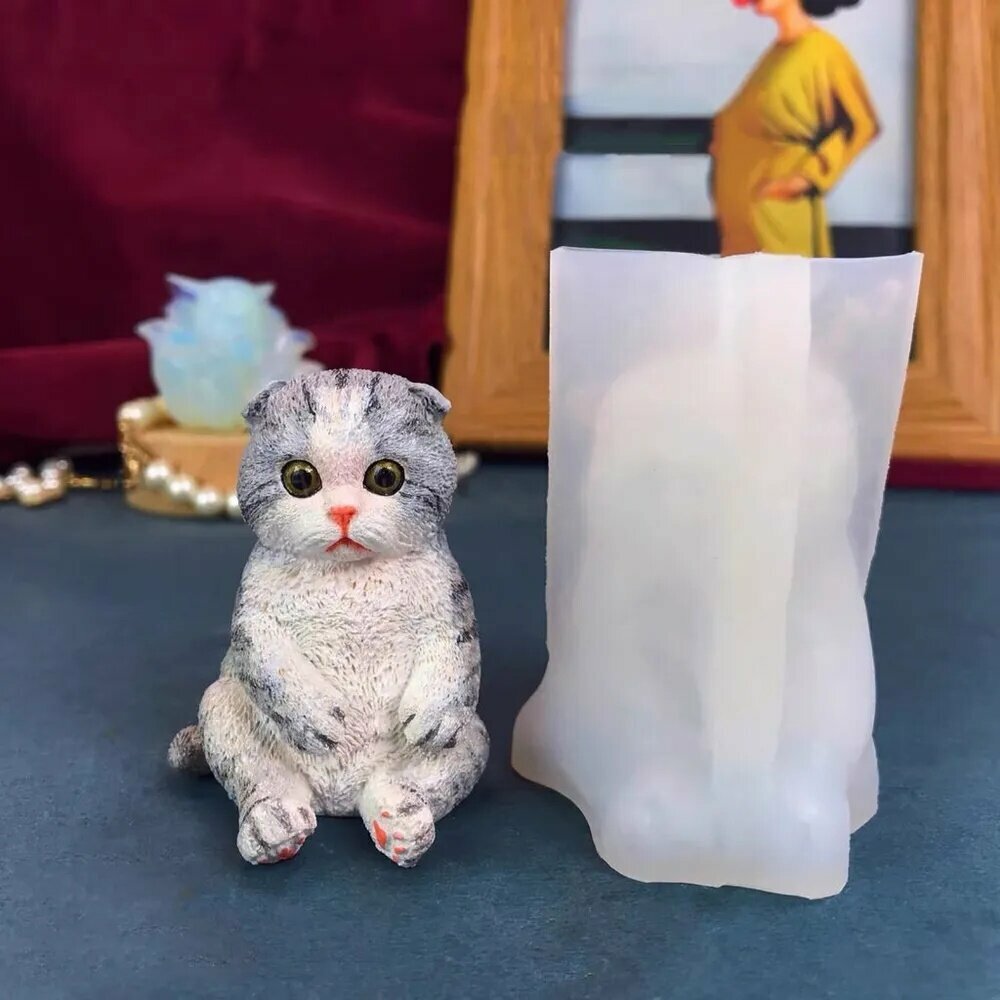 Форма для свечей "Кошка" — фото 1