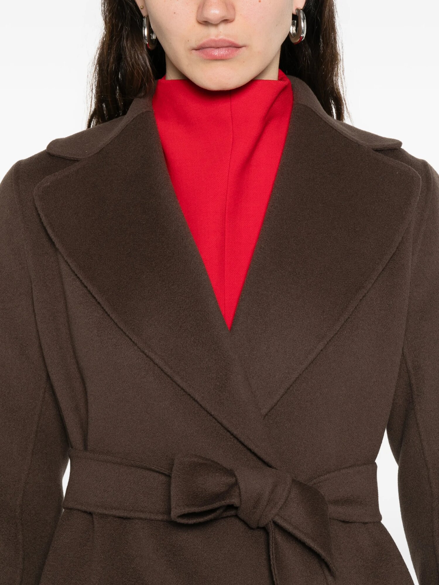 Пальто Max Mara, размер 36, коричневый — фото 1