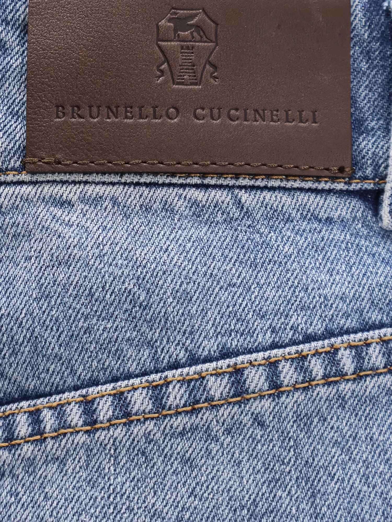 Джинсы BRUNELLO CUCINELLI, размер 44, синий — фото 1